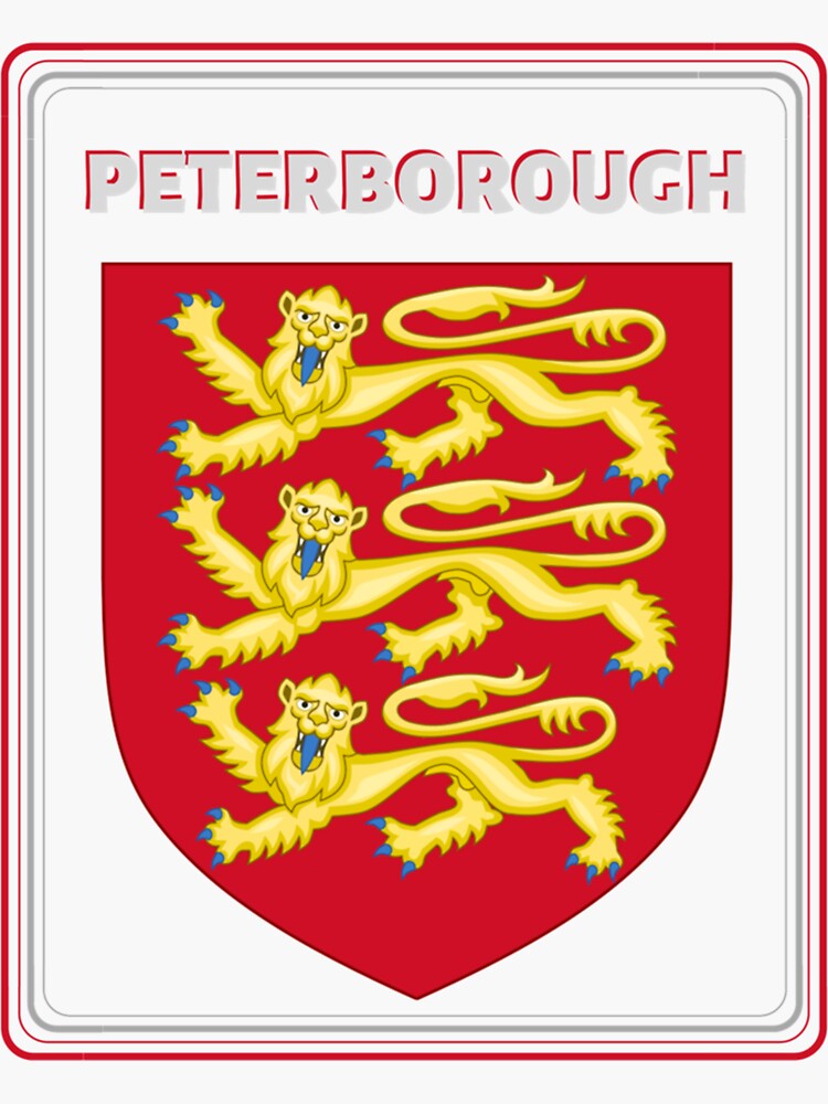 "City of Peterborough " Sticker for Sale by KatoGB | Redbubble