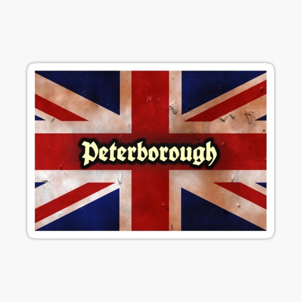"Peterborough " Sticker for Sale by KatoGB | Redbubble