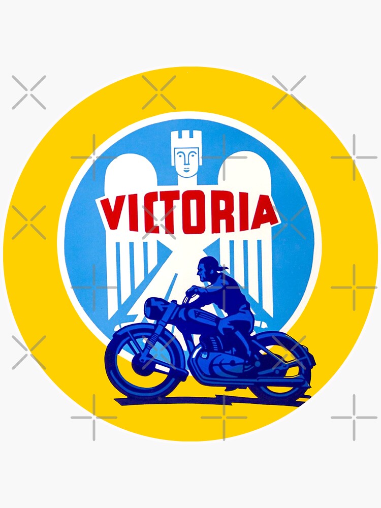 "Victoria Motorrad" Sticker for Sale by DBnation | Redbubble