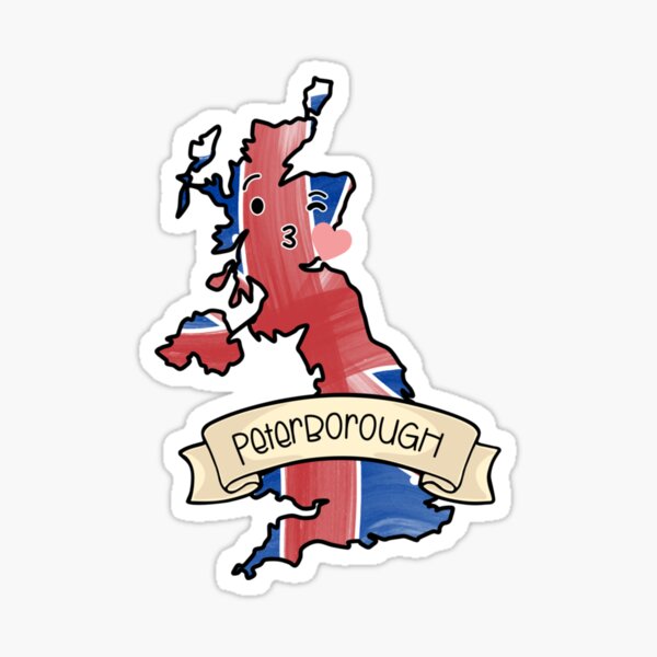 "Peterborough " Sticker for Sale by KatoGB | Redbubble