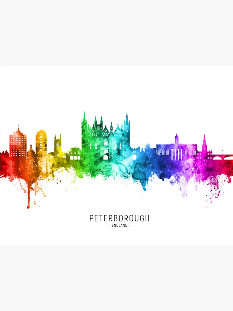 "Peterborough England Skyline " Sticker for Sale by KatoGB | Redbubble
