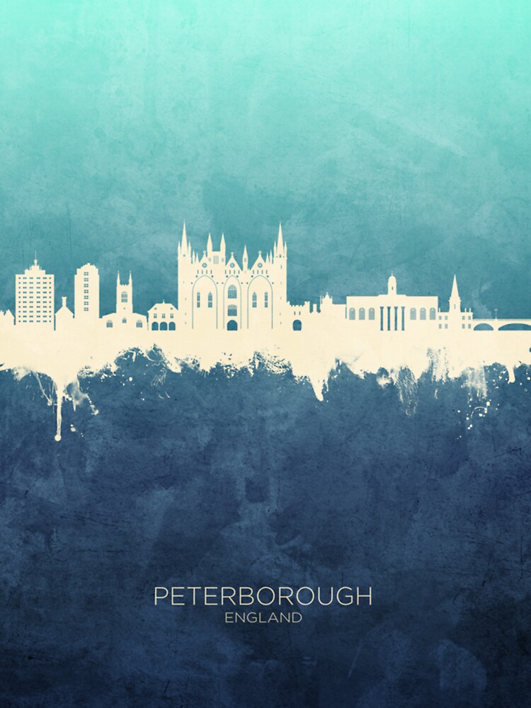 "Peterborough England Skyline " Sticker for Sale by KatoGB | Redbubble