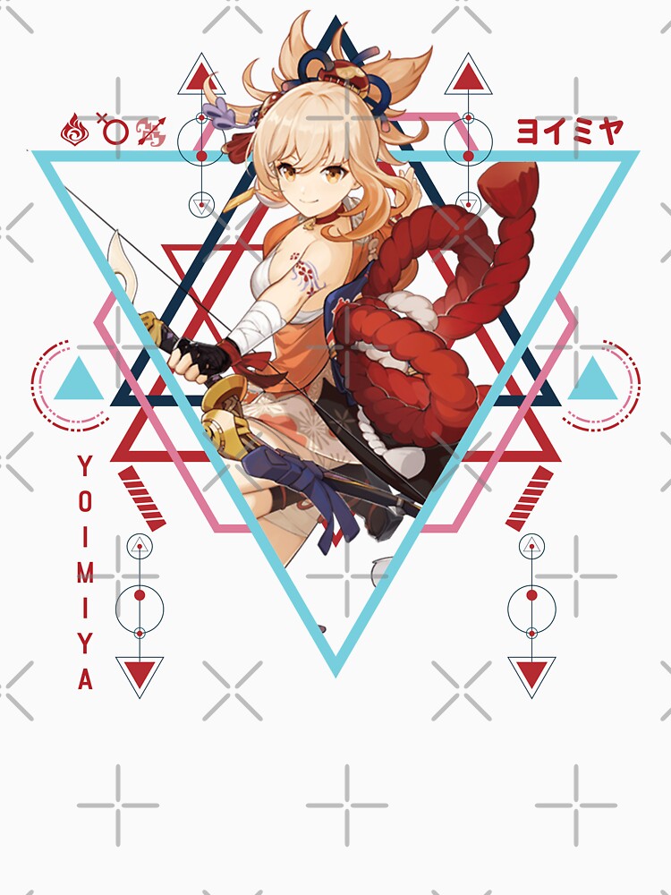 "Yoimiya | Genshin Impact" T-shirt for Sale by B-love | Redbubble ...