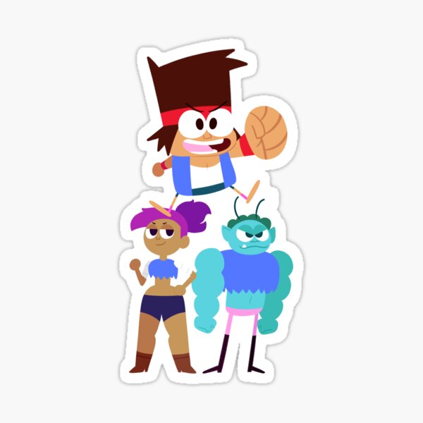 "OK KO - Best Friends" Sticker for Sale by 8bitmonkey | Redbubble