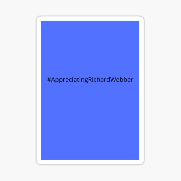 "Richard Webber Appreciation " Sticker for Sale by zaracreations ...