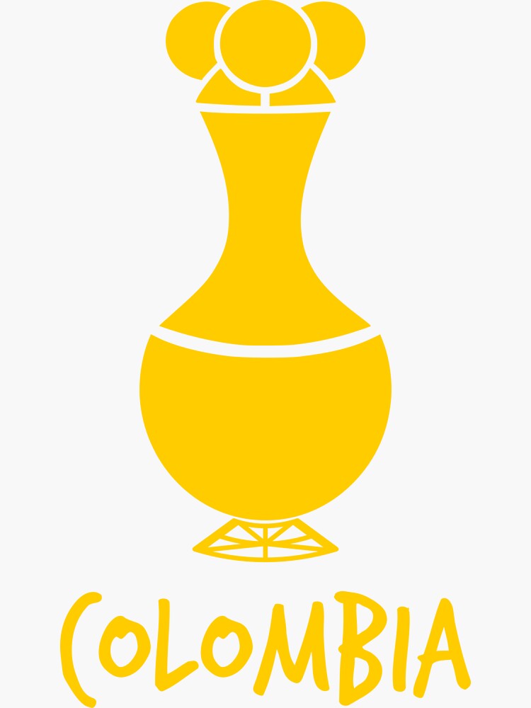 "Colombia - Poporo Quimbaya" Sticker for Sale by untaldex | Redbubble