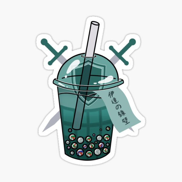 "Date Tech Boba" Sticker for Sale by lizzy-herbs86 | Redbubble