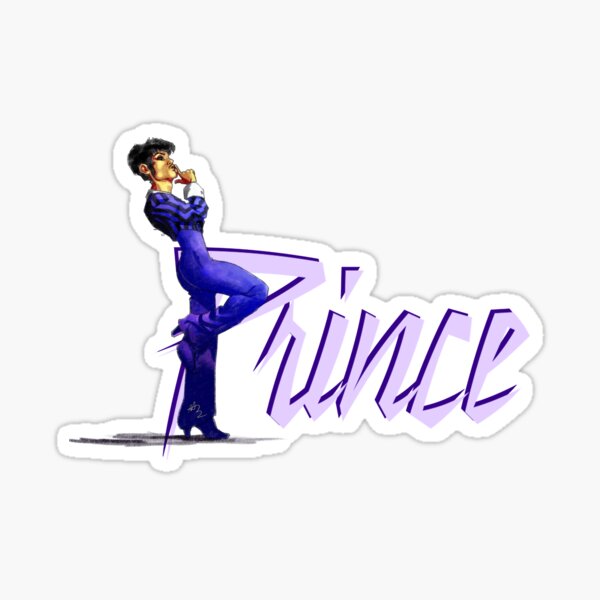 "Prince" Sticker for Sale by AAHarrison | Redbubble