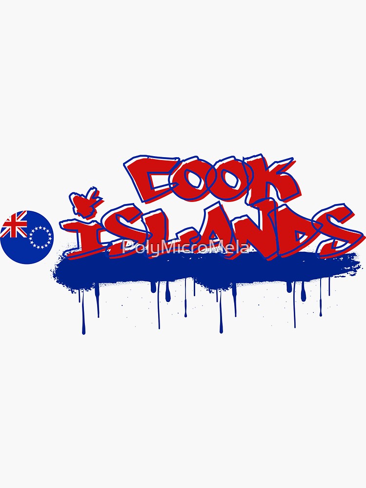 "Cook Islands" Sticker for Sale by PolyMicroMela | Redbubble