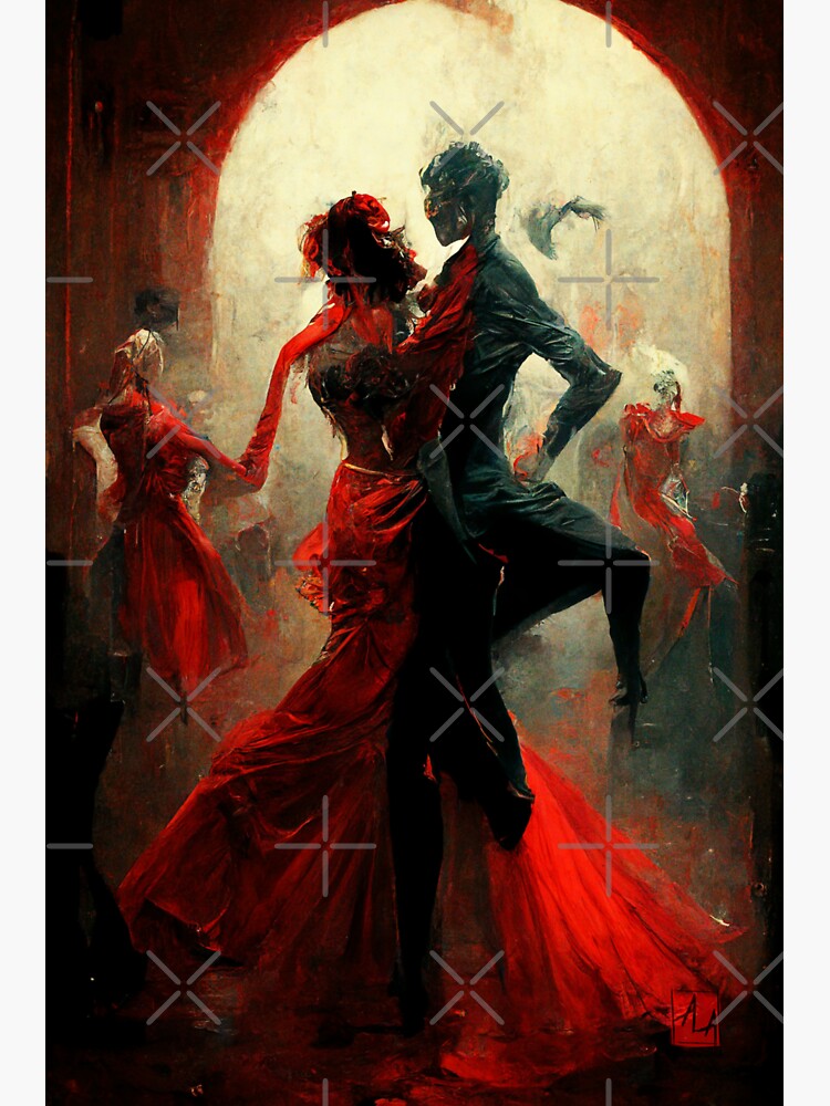 "Dance of the Vampires ©" Sticker for Sale by ala-of-art | Redbubble