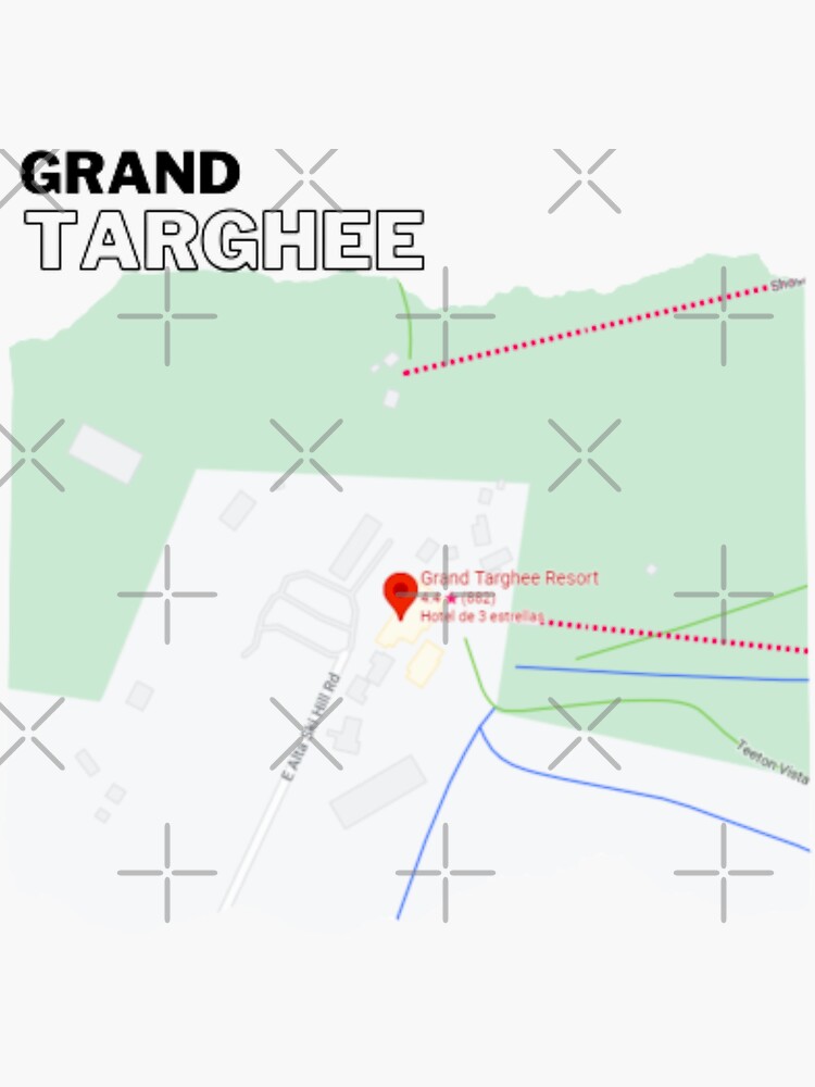 "grand targhee" Sticker for Sale by jlicero | Redbubble