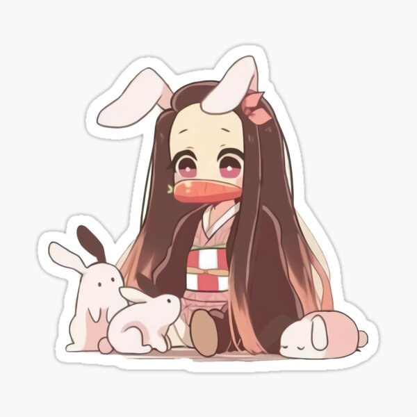 Kawaii Nezuko Nezuko Sticker