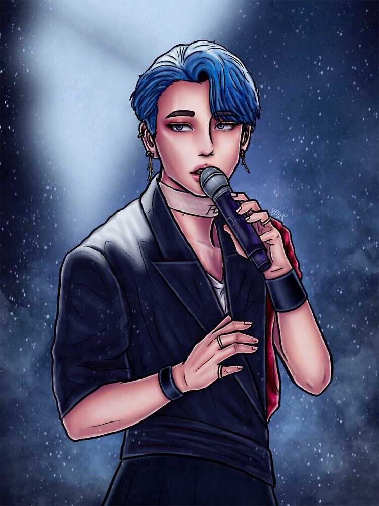 "Ateez Hongjoong - Inception" Sticker for Sale by mochikookart | Redbubble