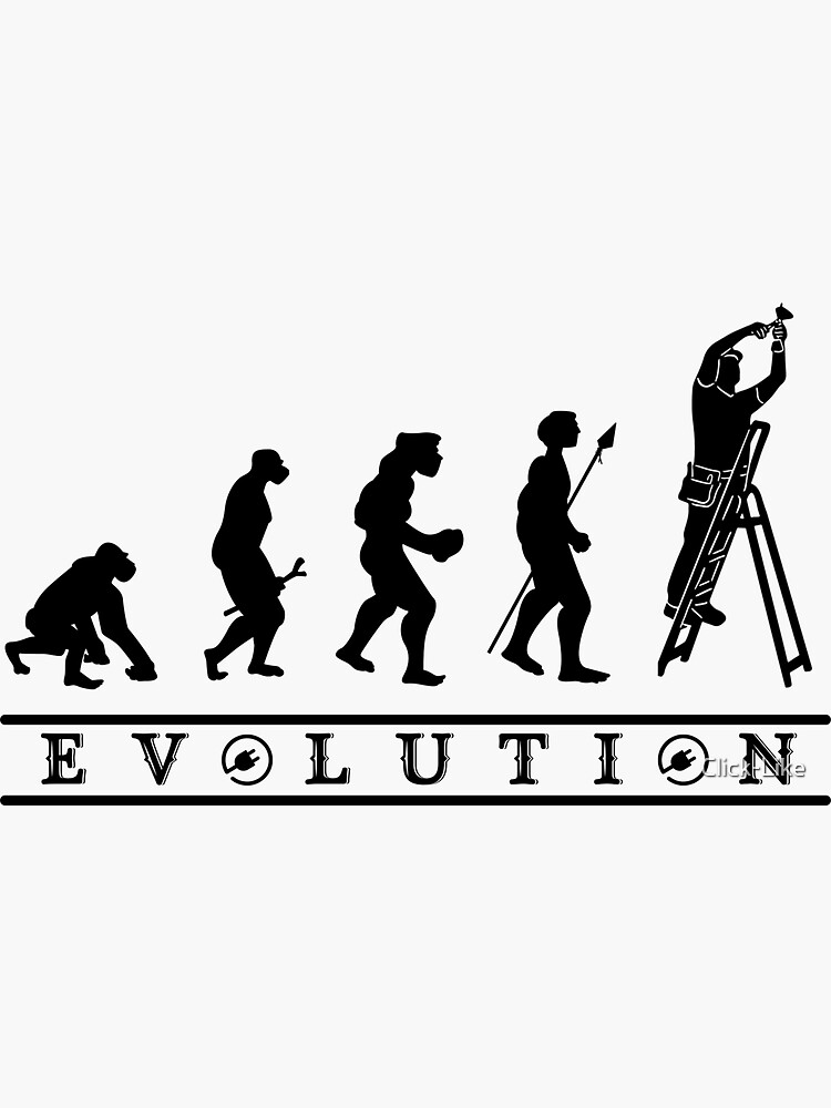 "Lightening Engineer Electrical Evolution " Sticker for Sale by Click-Like | Redbubble