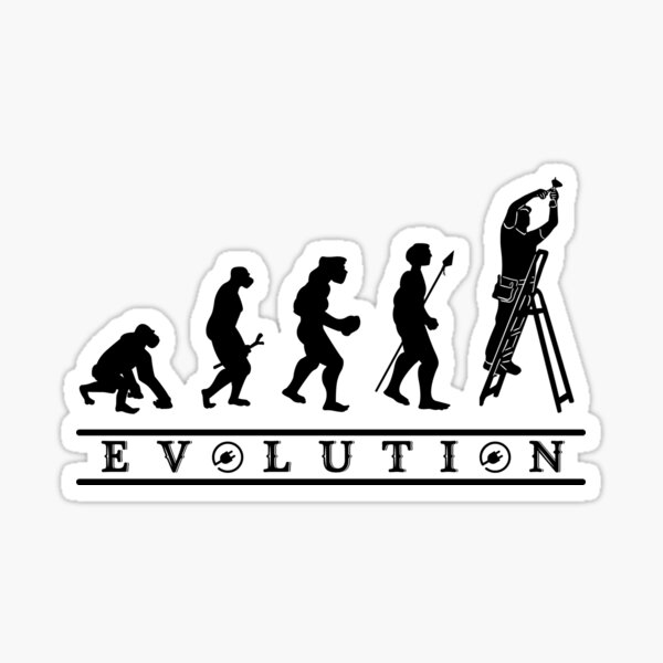 "Lightening Engineer Electrical Evolution " Sticker for Sale by Click-Like | Redbubble
