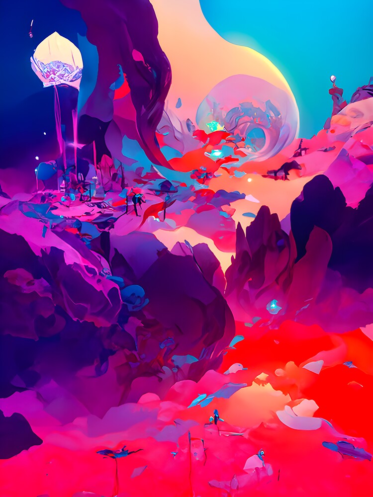 "Violet Cave Palace" Sticker for Sale by CrestNebulae | Redbubble