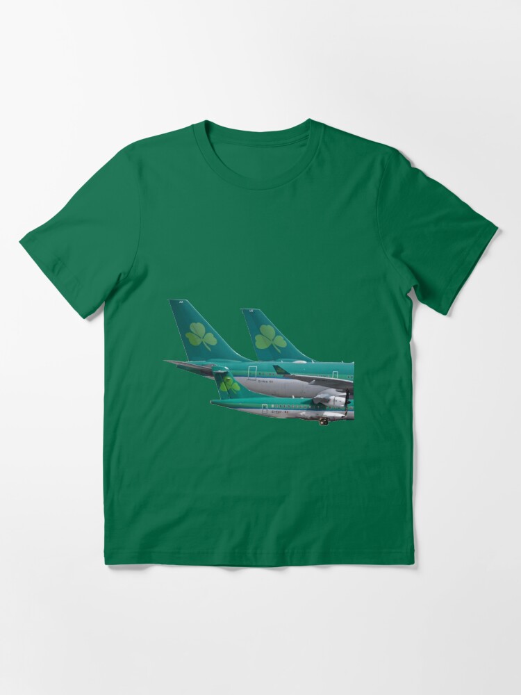 "Aer Lingus tail" T-shirt for Sale by DrTigrou | Redbubble | airbus t ...