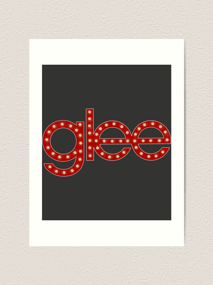 "Glee Stage Lights Logo" Art Print for Sale by MaxSchmi | Redbubble