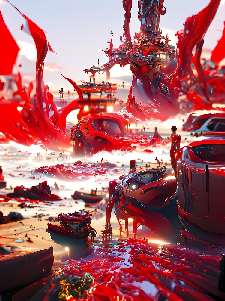 "Red Sea Civilization" Poster for Sale by OpusKael | Redbubble