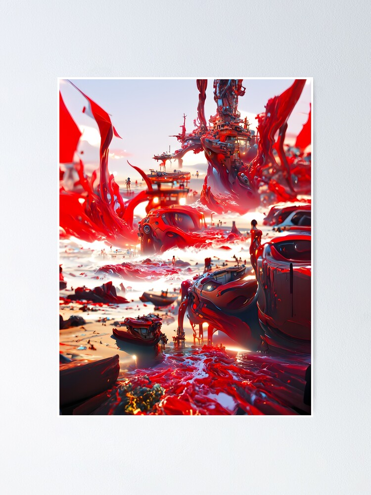 "Red Sea Civilization" Poster for Sale by OpusKael | Redbubble
