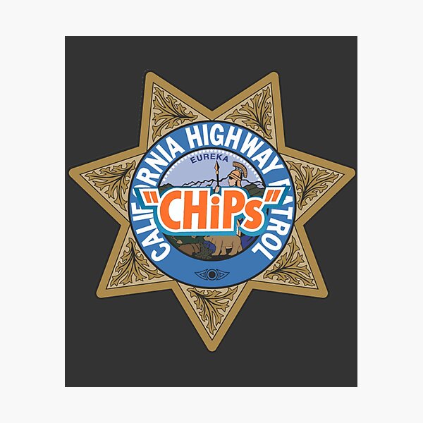 "CHiPs Classic American TV Series Logo" Photographic Print for Sale by ...