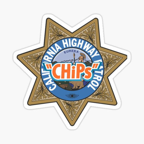 "CHiPs Classic American TV Series Logo" Sticker for Sale by MarkusBaran ...