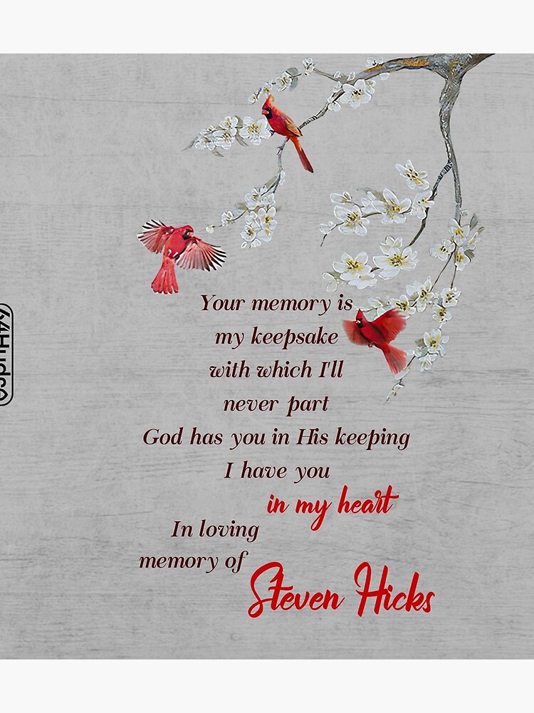 "Cardinal Bird In Loving Memory" Art Print for Sale by DagmarDietz ...