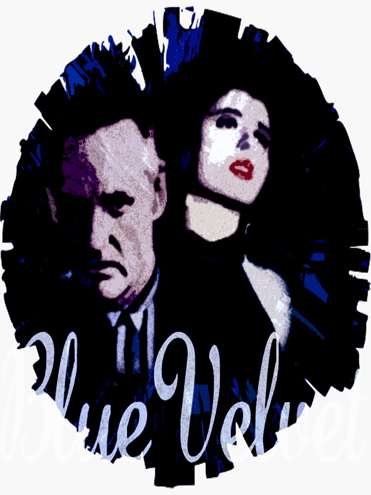 "Blue Velvet" Sticker for Sale by kawaiikastle | Redbubble