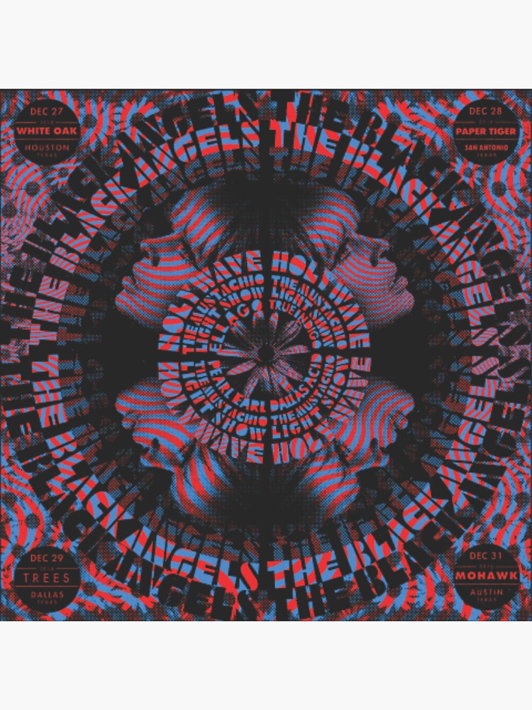 "THE BLACK ANGELS - BAND" Sticker for Sale by Alveraeatty | Redbubble