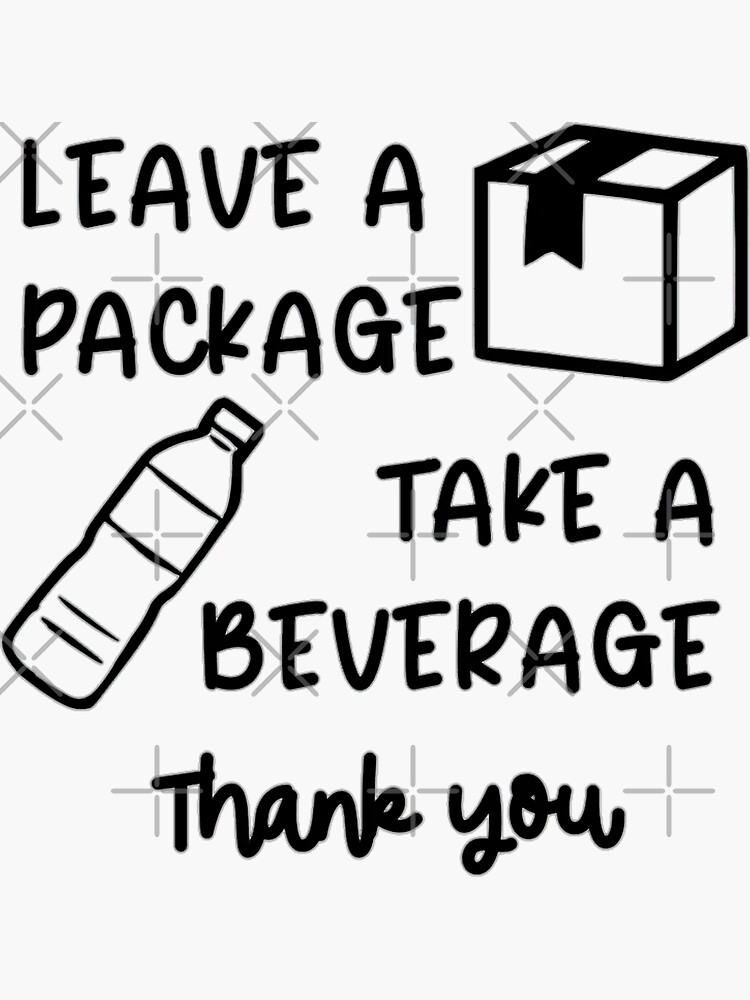 "Leave one, Take one" Sticker for Sale by SkyeMacaw | Redbubble