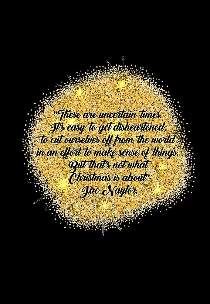 "Jac Naylor Christmas Message" by holbytv | Redbubble