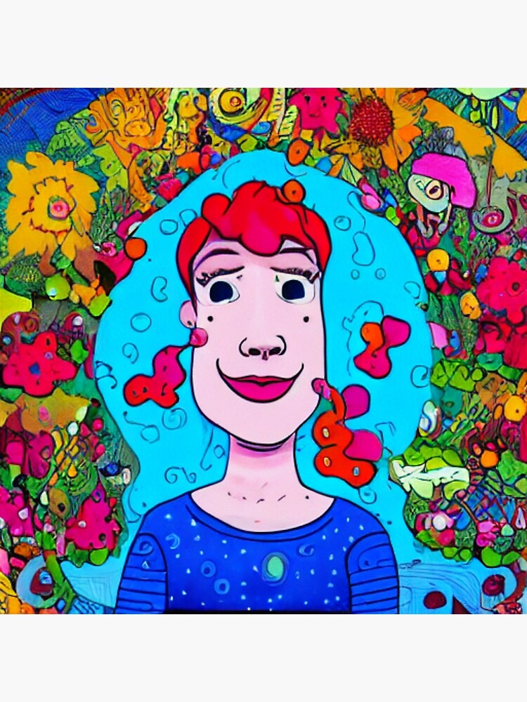 "loopy gloopy ai generated art " Poster for Sale by botprompts | Redbubble