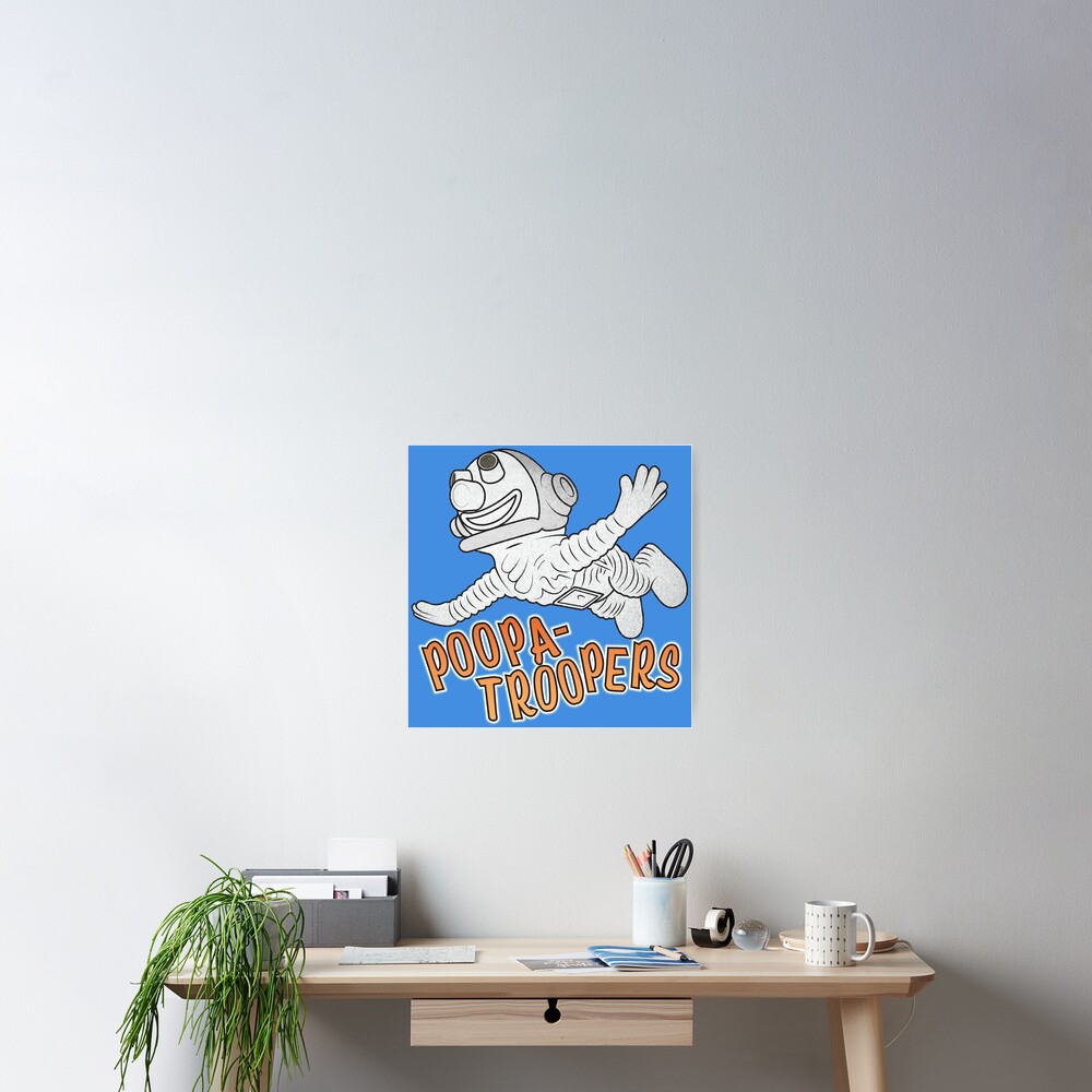 "Classic Early 70s Poopa Troopers Parachute Toy Figure and Logotype ...