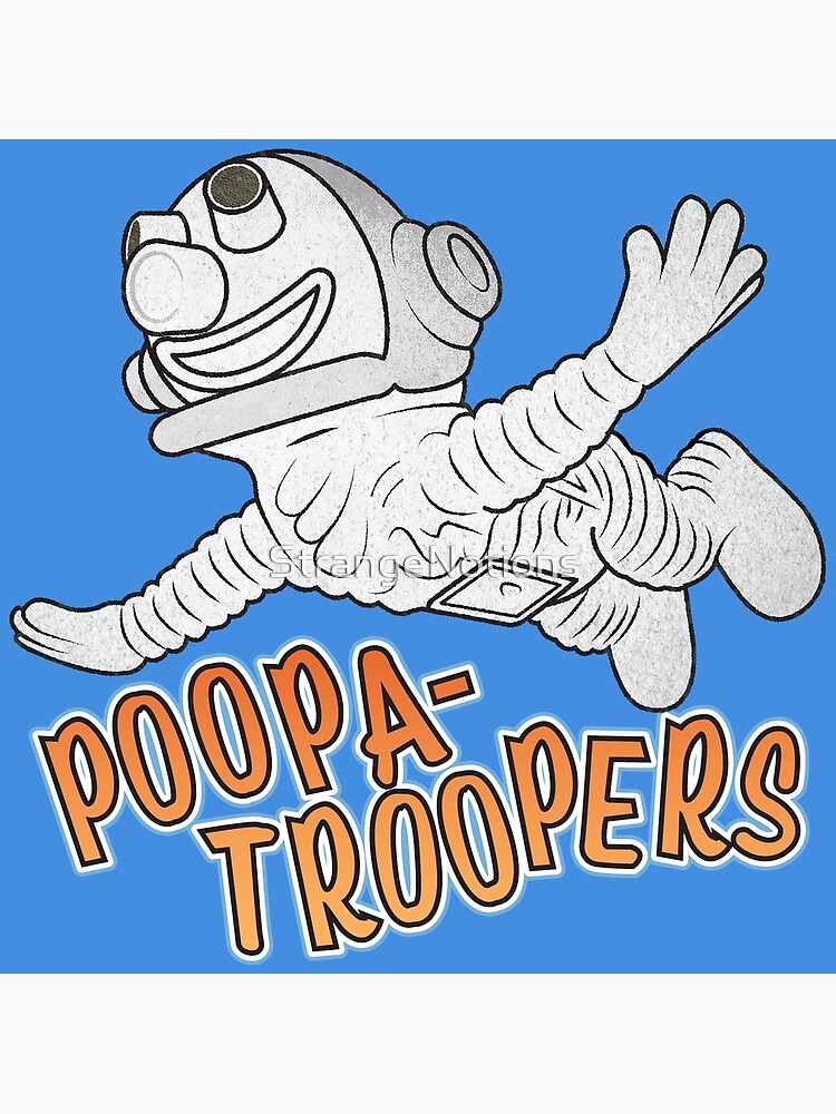 "Classic Early 70s Poopa Troopers Parachute Toy Figure and Logotype ...