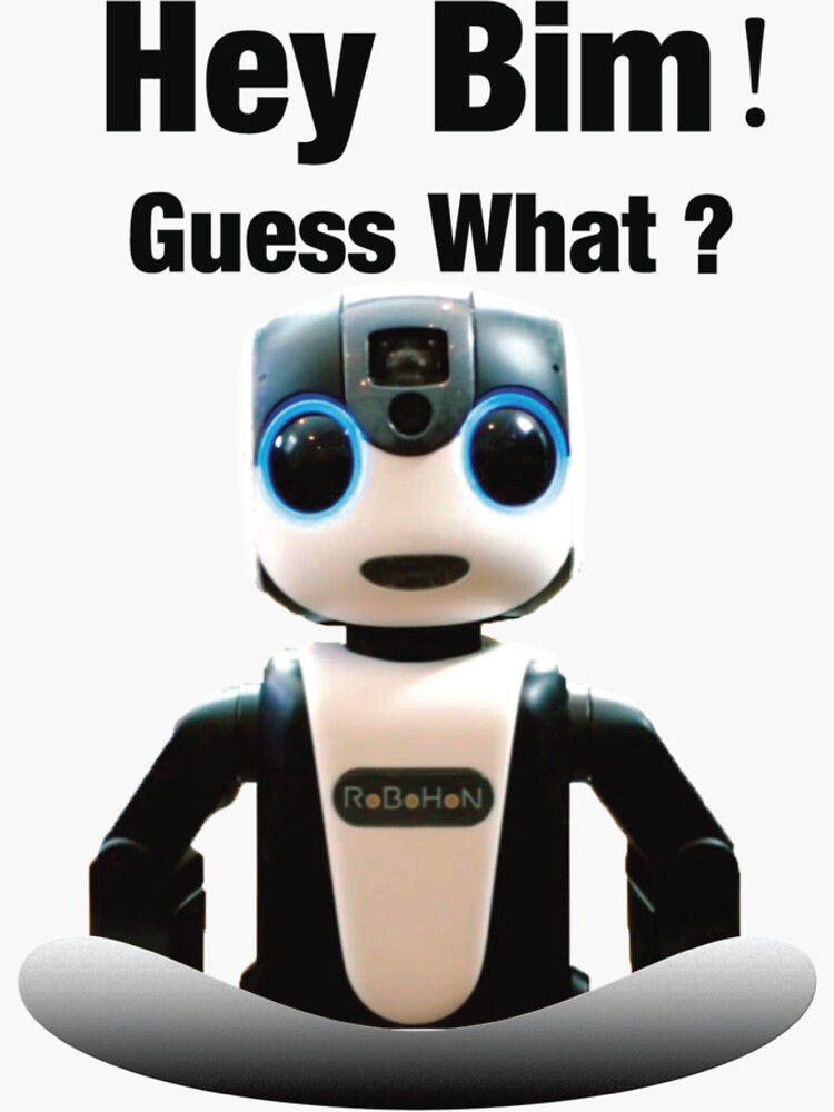 "Hey Bim" Sticker for Sale by LC-SHOP | Redbubble