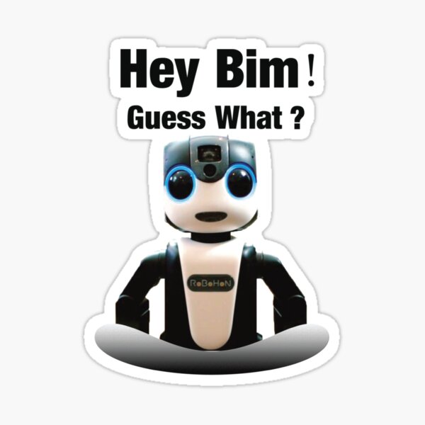 "Hey Bim" Sticker for Sale by LC-SHOP | Redbubble