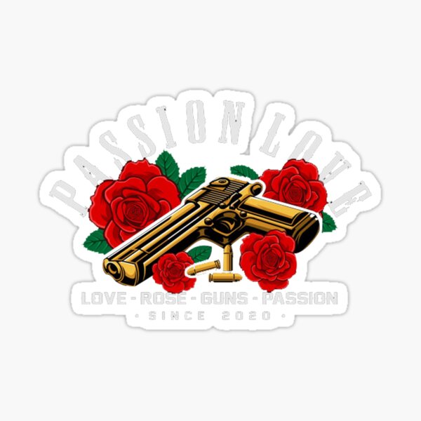 "GNR" Sticker for Sale by JohnBlaise | Redbubble