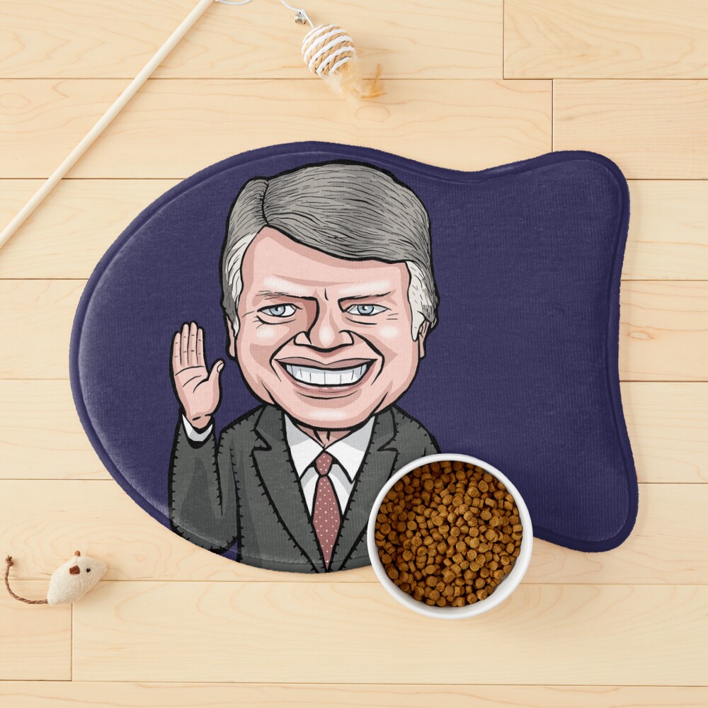 "President Jimmy Carter" Sticker for Sale by MacKaycartoons | Redbubble