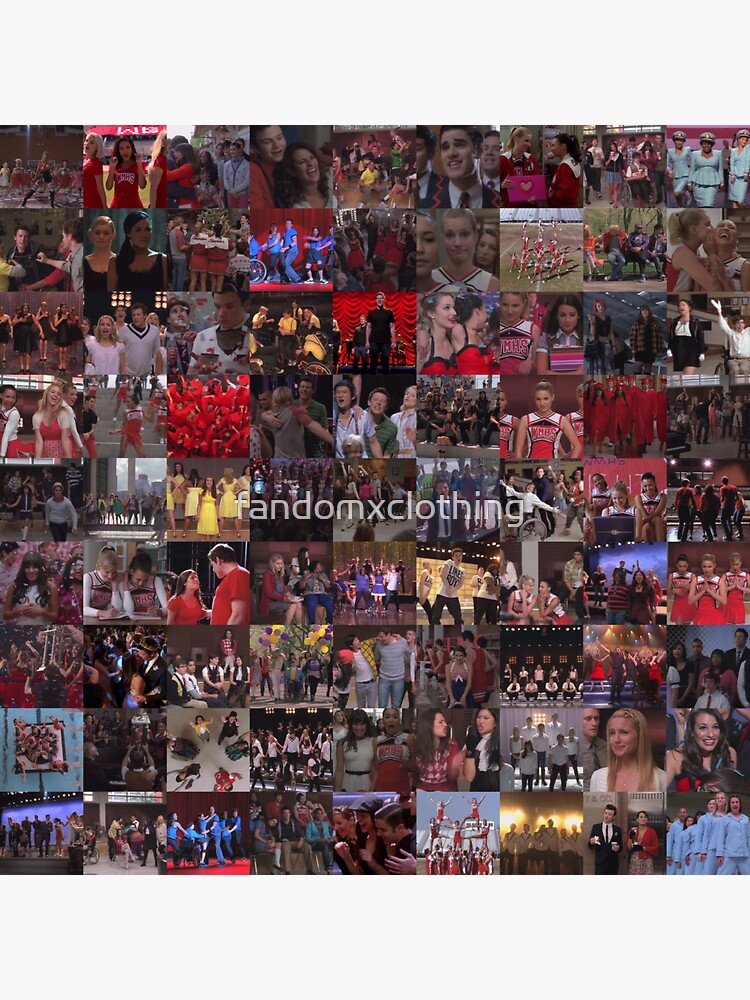 "Glee Screencap Collage - Many Items Available" Sticker for Sale by ...