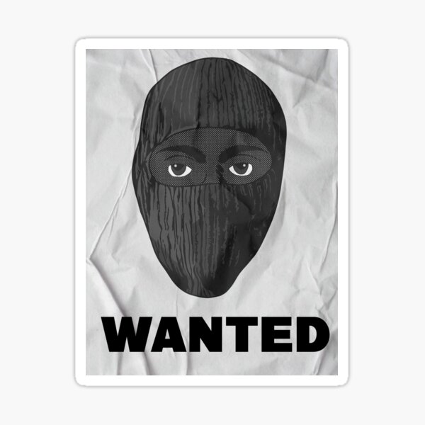 "Wanted poster" Sticker for Sale by ShowtimeShalom | Redbubble