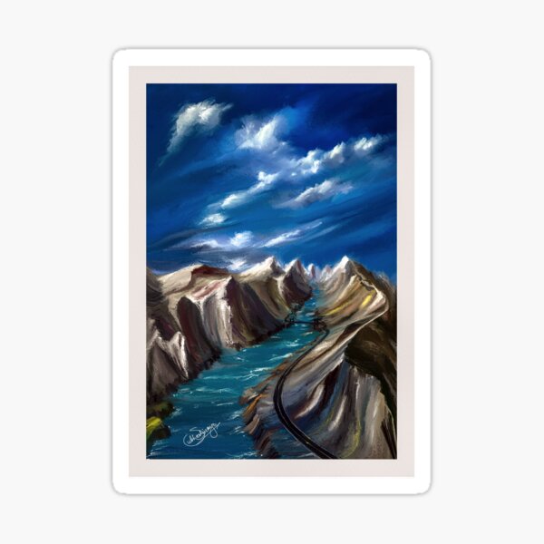 "Ladakh-Himalaya mountain ranges " Sticker for Sale by subhashjirange ...