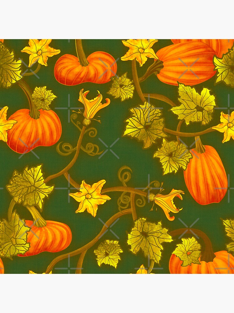 Póster «Huerto de calabazas de tu hada madrina en verde» de ...