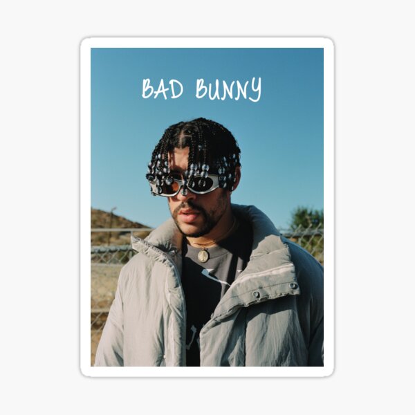 "Bad bunny" Sticker for Sale by kasioo | Redbubble