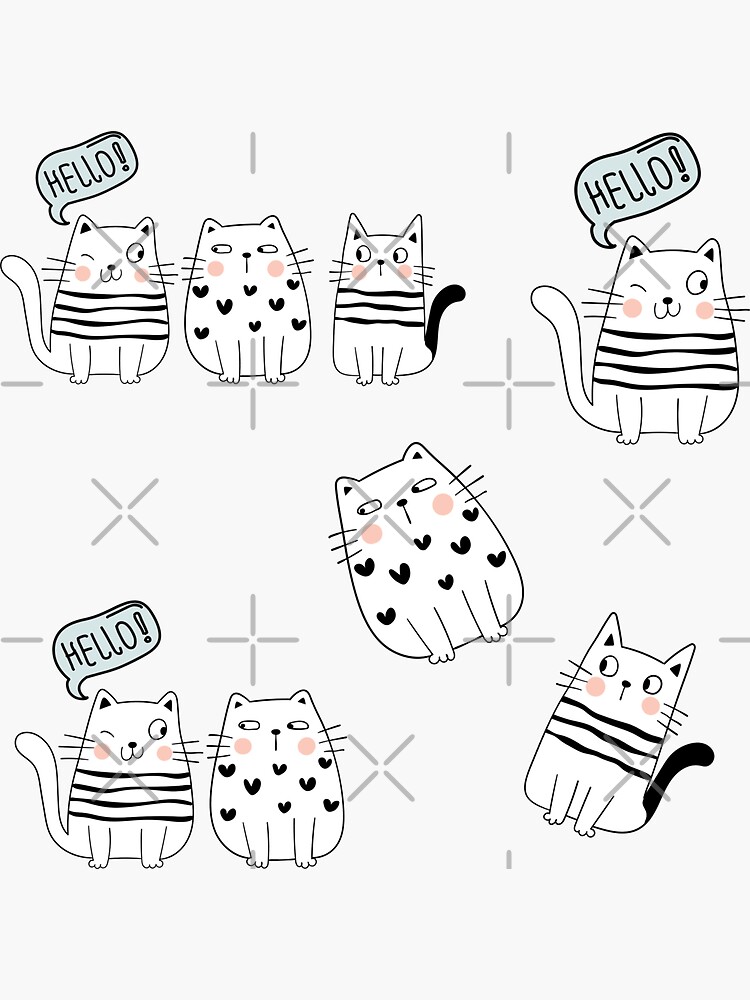 "Hello My Dear Buddies!" Sticker for Sale by Getspampered | Redbubble