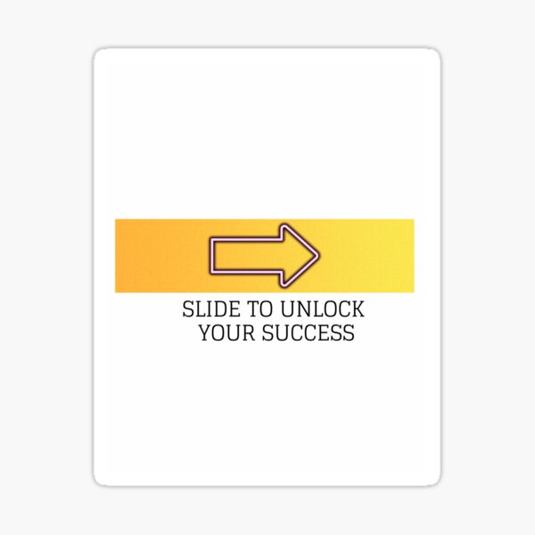 "Design 18 Unlock your success" Sticker for Sale by Mushroom-Tea | Redbubble