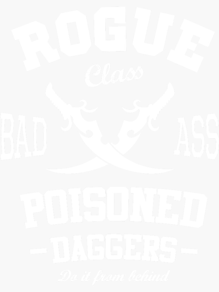Rogue Class Essential Sticker For Sale By Mekarimerwe2 Redbubble