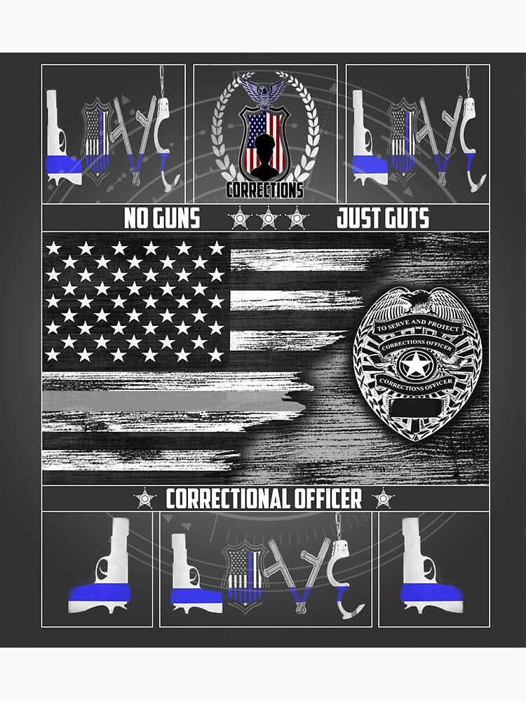 "Correctional Badge Number Corrections Officer vintage" Sticker for ...