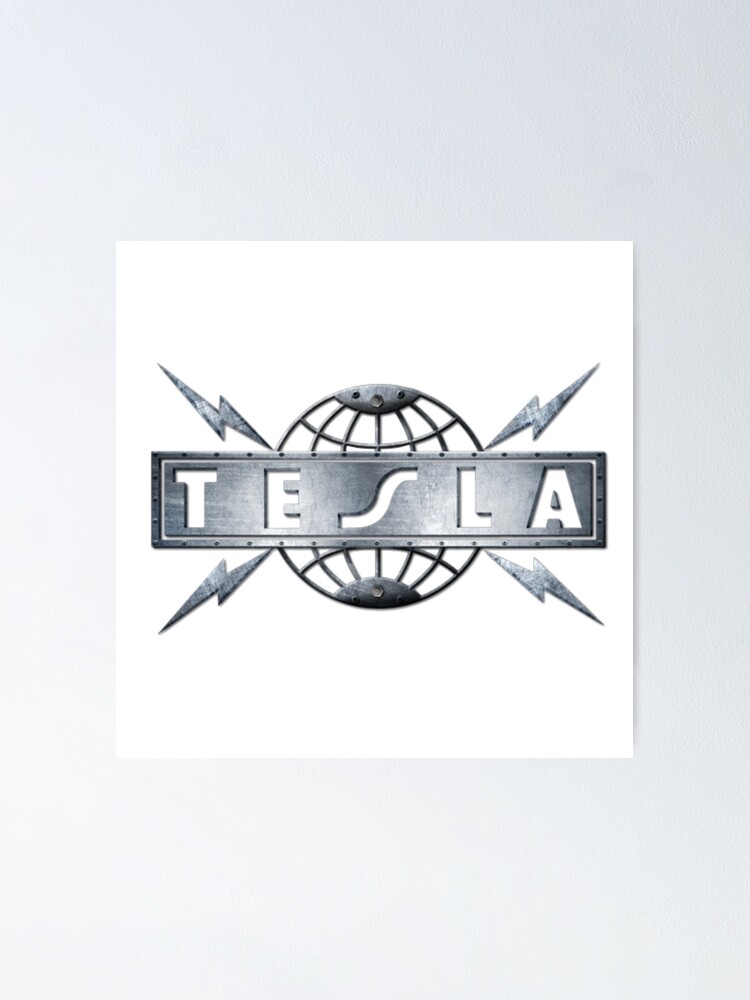 "Tesla Band" Poster for Sale by arnoldwijaya | Redbubble