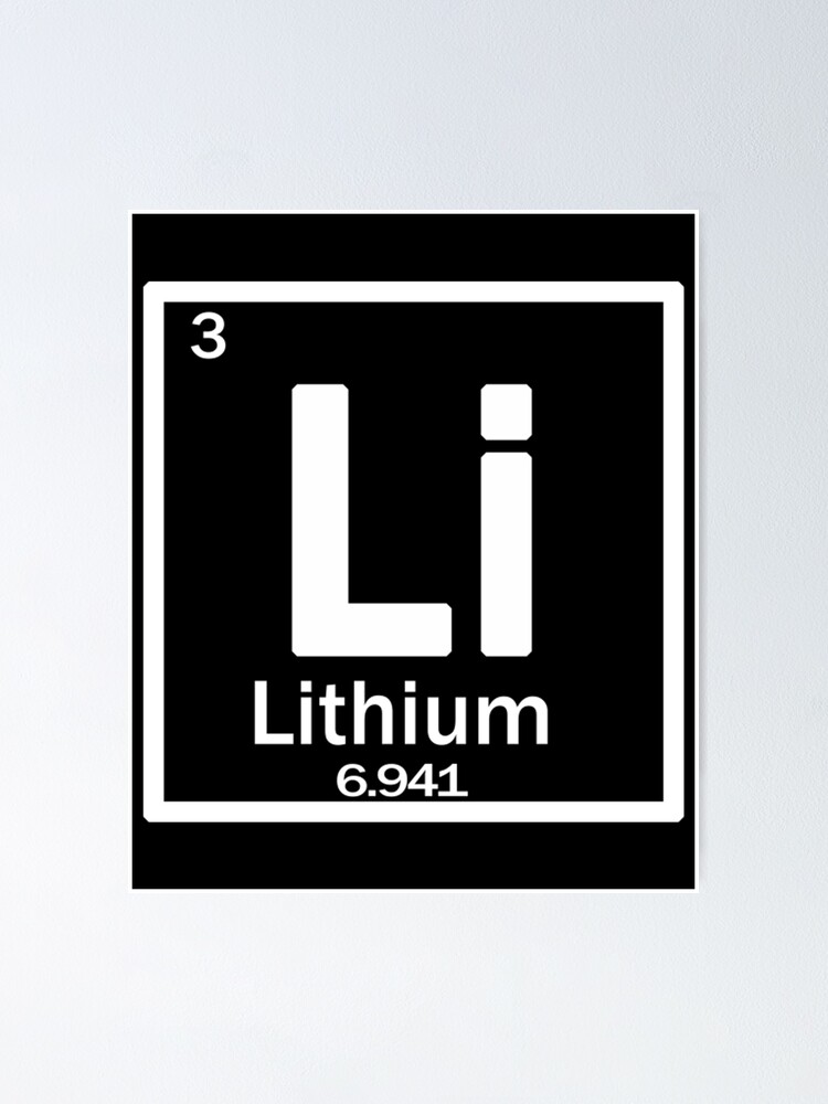 "Meme Lithium Li Chemical Element" Poster for Sale by StephanHirsch ...