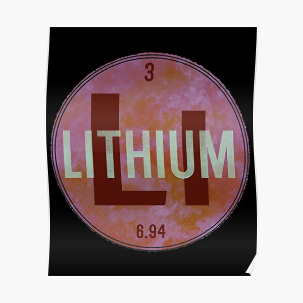 "Meme Lithium Li Vintage" Poster for Sale by StephanHirsch | Redbubble